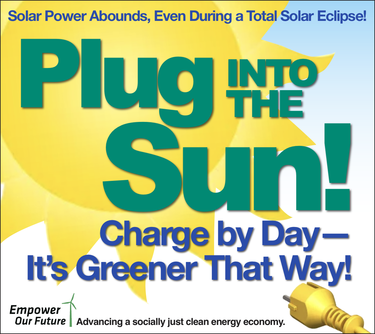 Plug into the Sun! – Empower Our Future